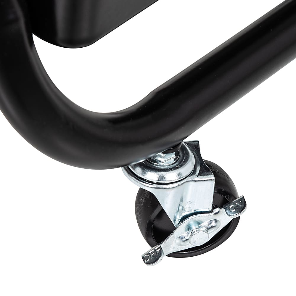 Best Buy: Rolling Craft Cart with Wheels Pegboard Shelf and Metal ...