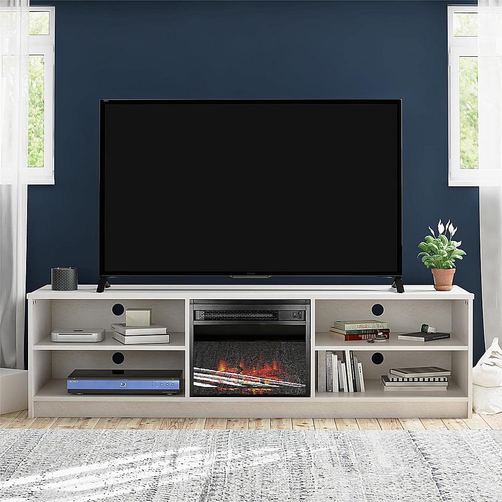 Customer Reviews: Ameriwood Home Noble 75" TV Stand with Fireplace ...