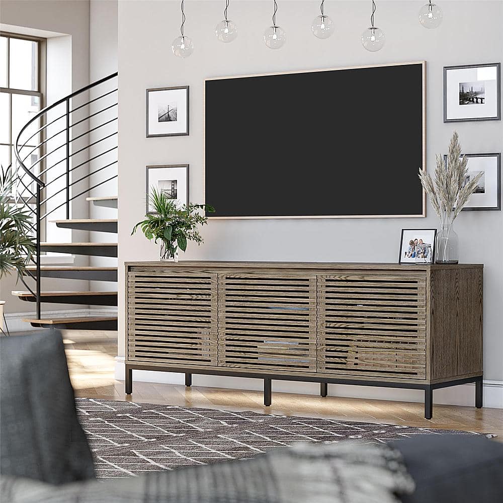 Best Buy: Alphason 68" Media Console for TVs up to 77" Sterling Oak ...