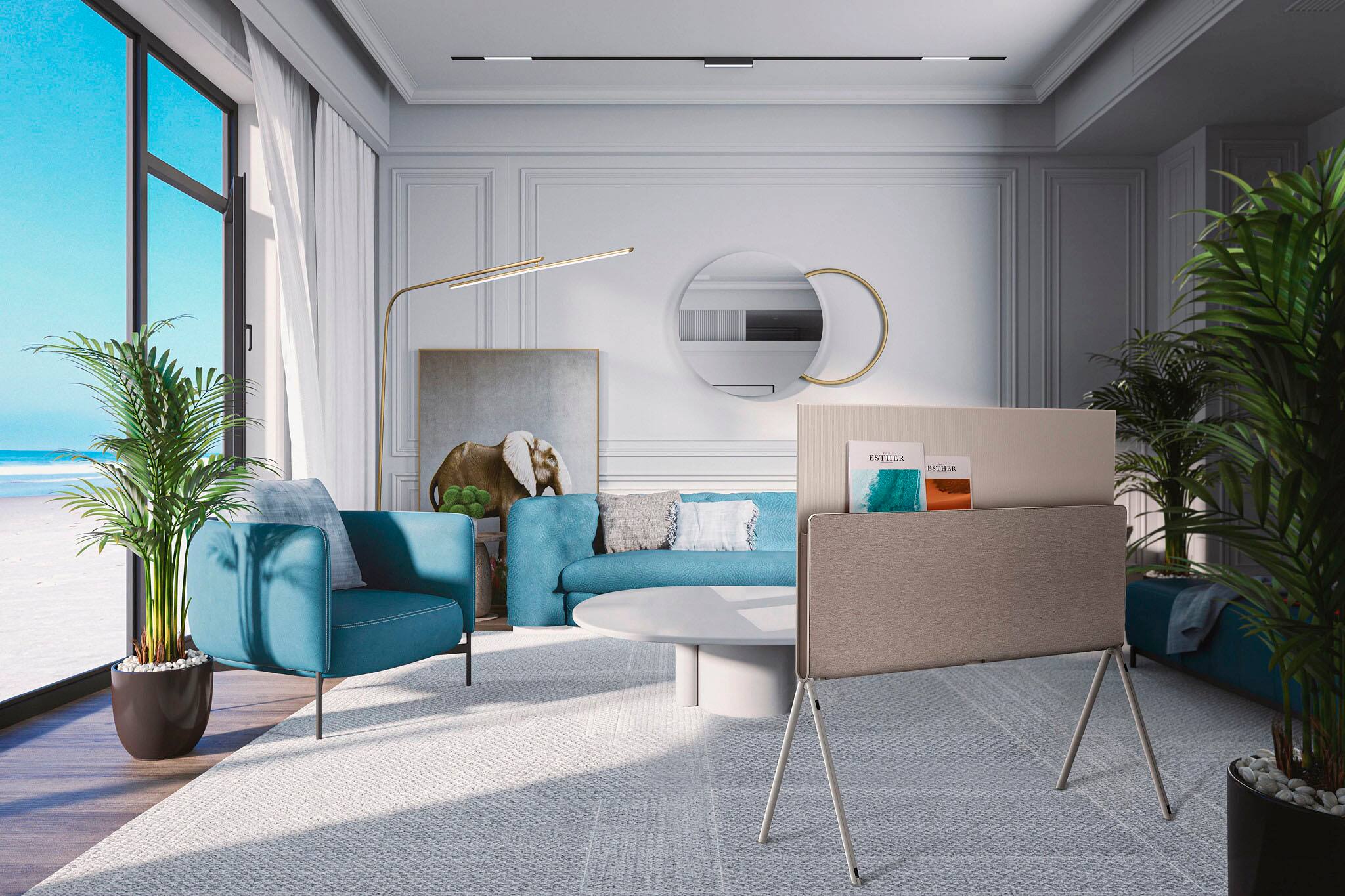 LG Pose 55" Class OLED 4K UHD Smart webOS TV with All Around Design ...