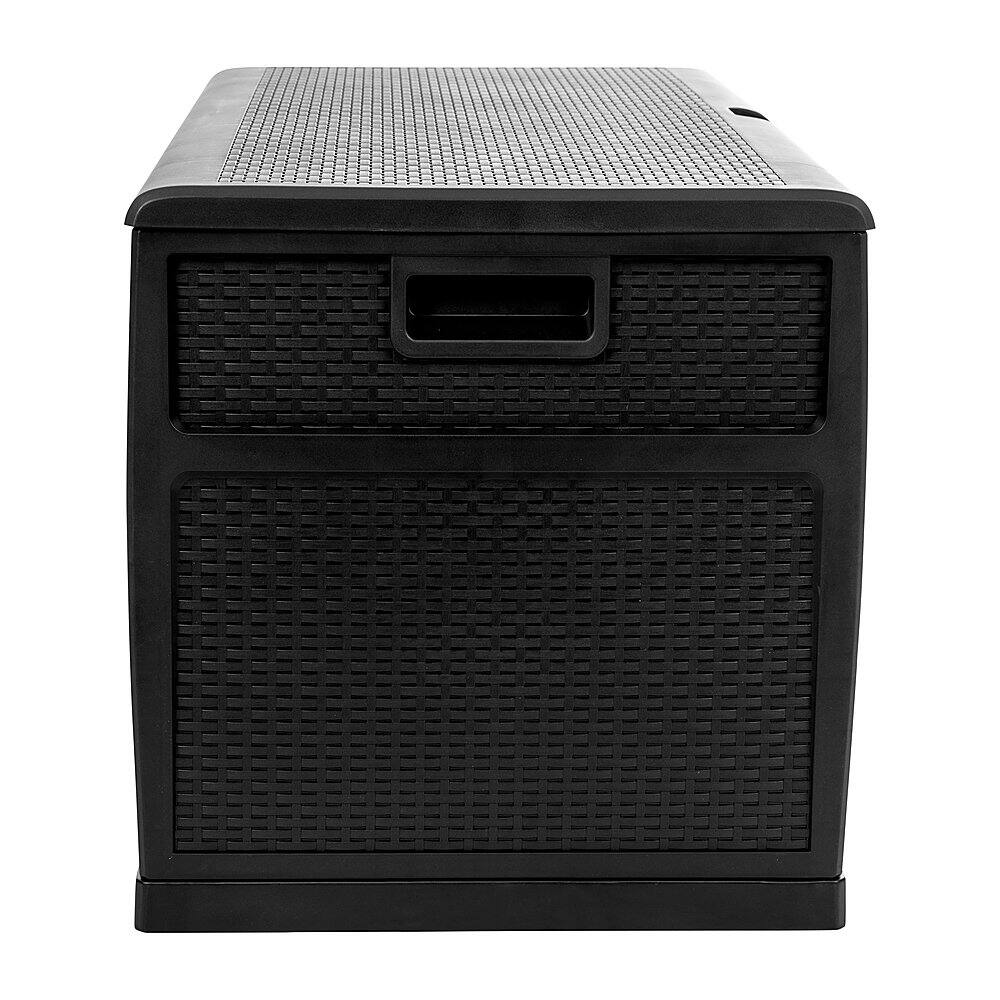Alamont Home Nobu 120 Gallon Patio Storage Box Black QT-KTL-4023BK-GG ...