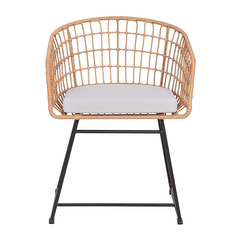 Alamont Home Devon Patio Lounge Chair Natural/Light Gray 2-ALA-UXWO ...