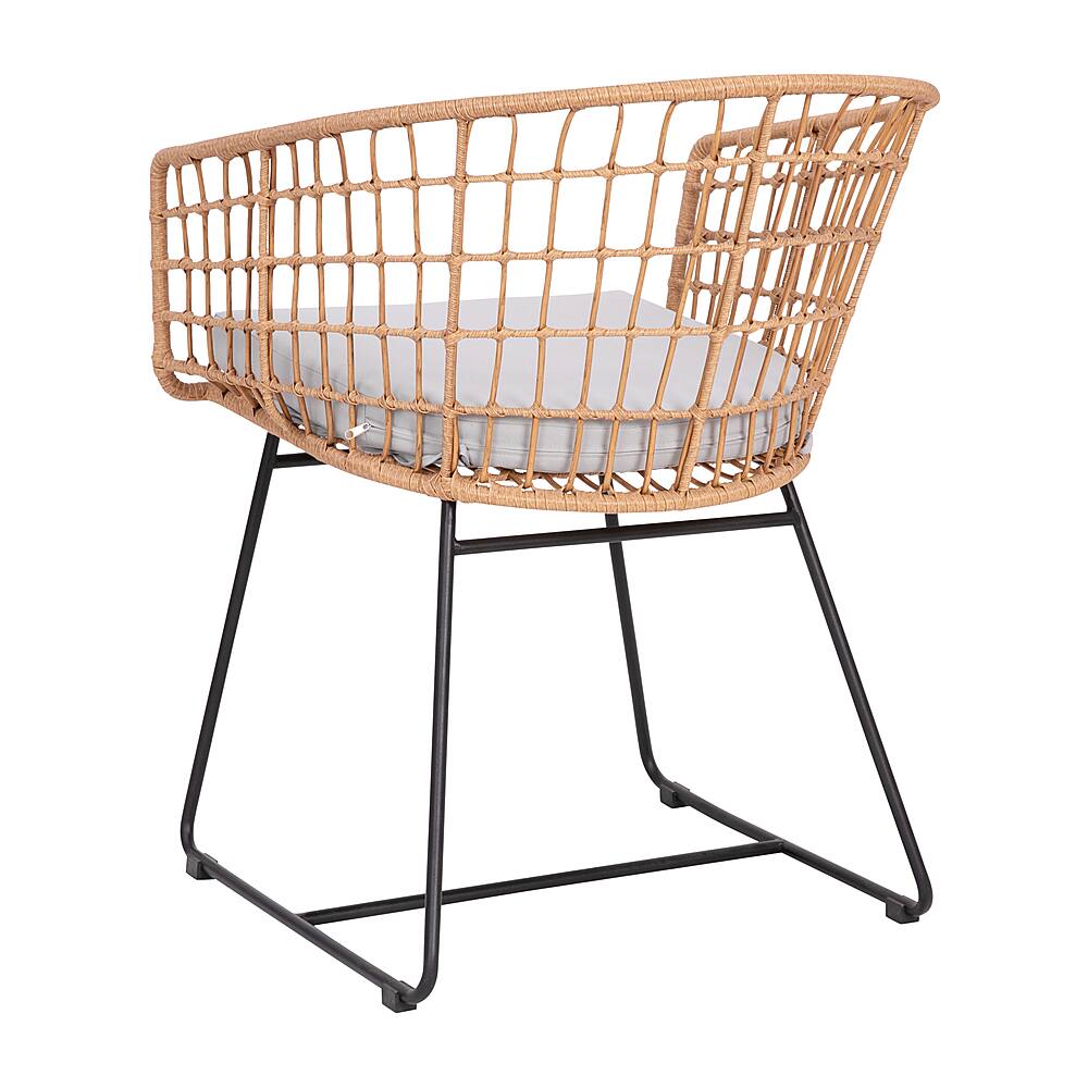 Alamont Home Devon Patio Lounge Chair Natural/Light Gray 2-ALA-UXWO ...