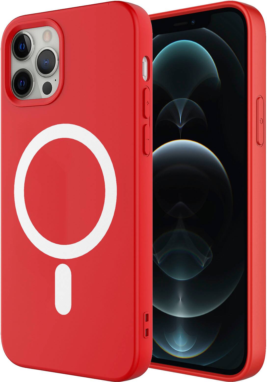 AMPD Real Feel Soft Case with MagSafe for Apple iPhone 12 Pro / iPhone ...