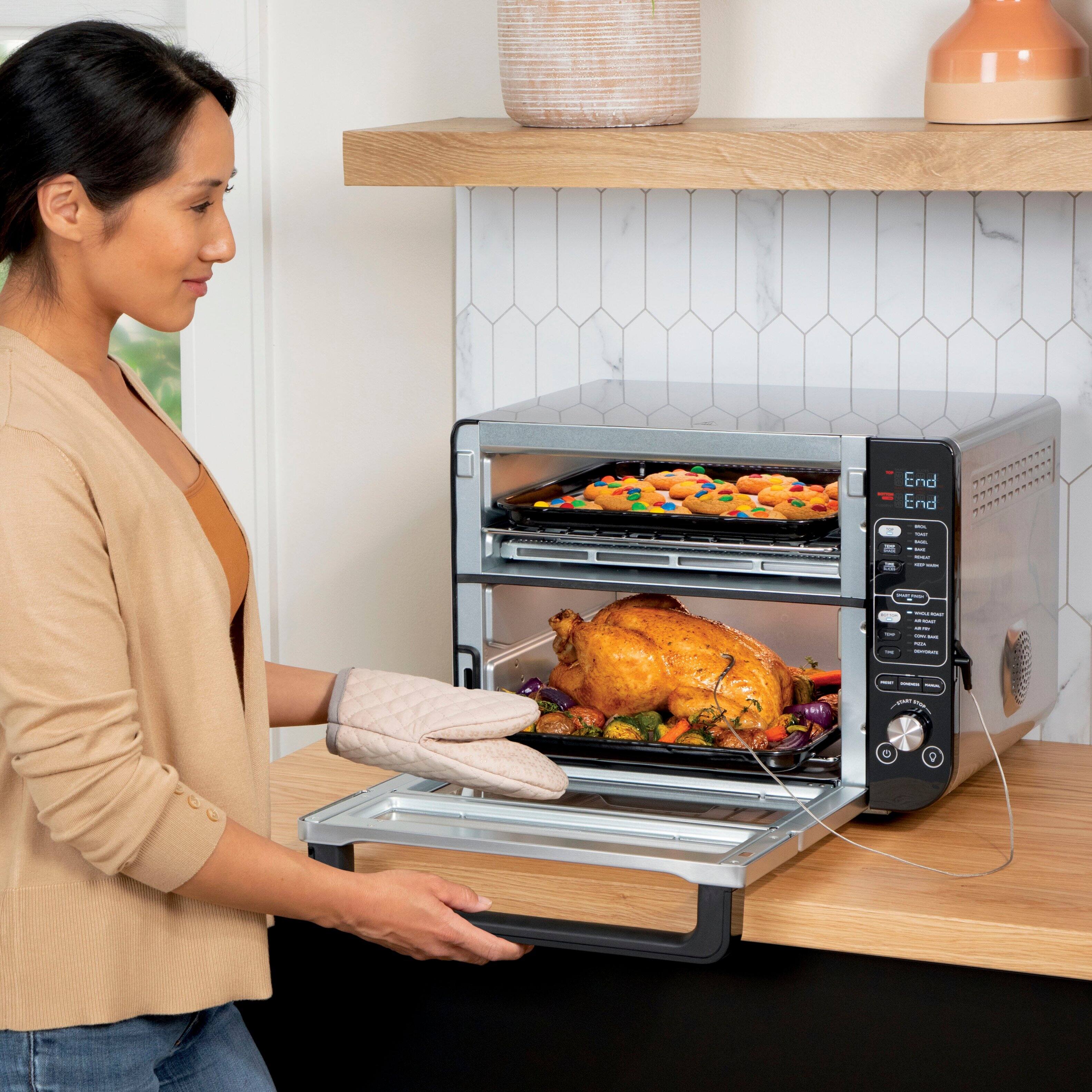 Customer Reviews Ninja 12 in 1 Smart Double Oven FlexDoor Smart