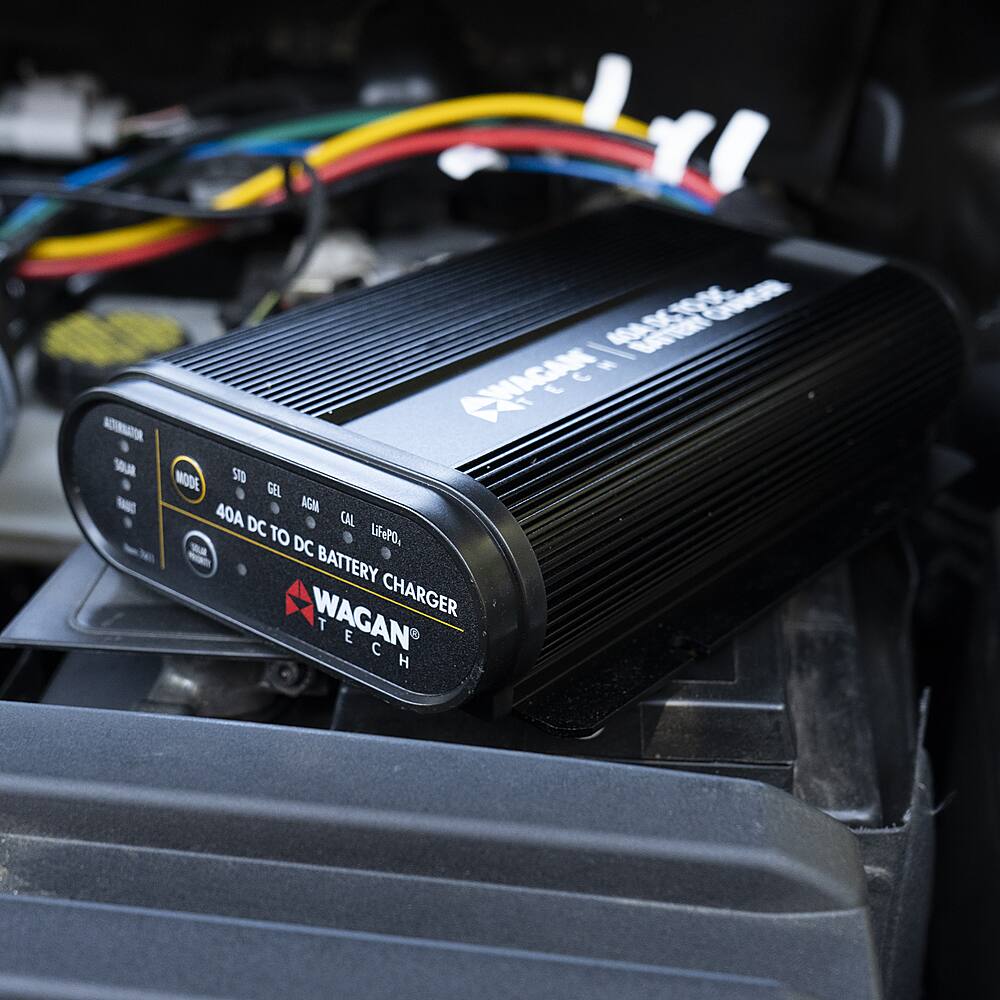 Best Buy: Wagan 40 Amp DC to DC Battery Charger Black 7411