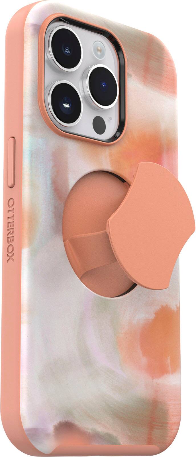 Customer Reviews: OtterBox OtterGrip Symmetry Series Hard Shell for Apple iPhone 14 Pro Peaches ...