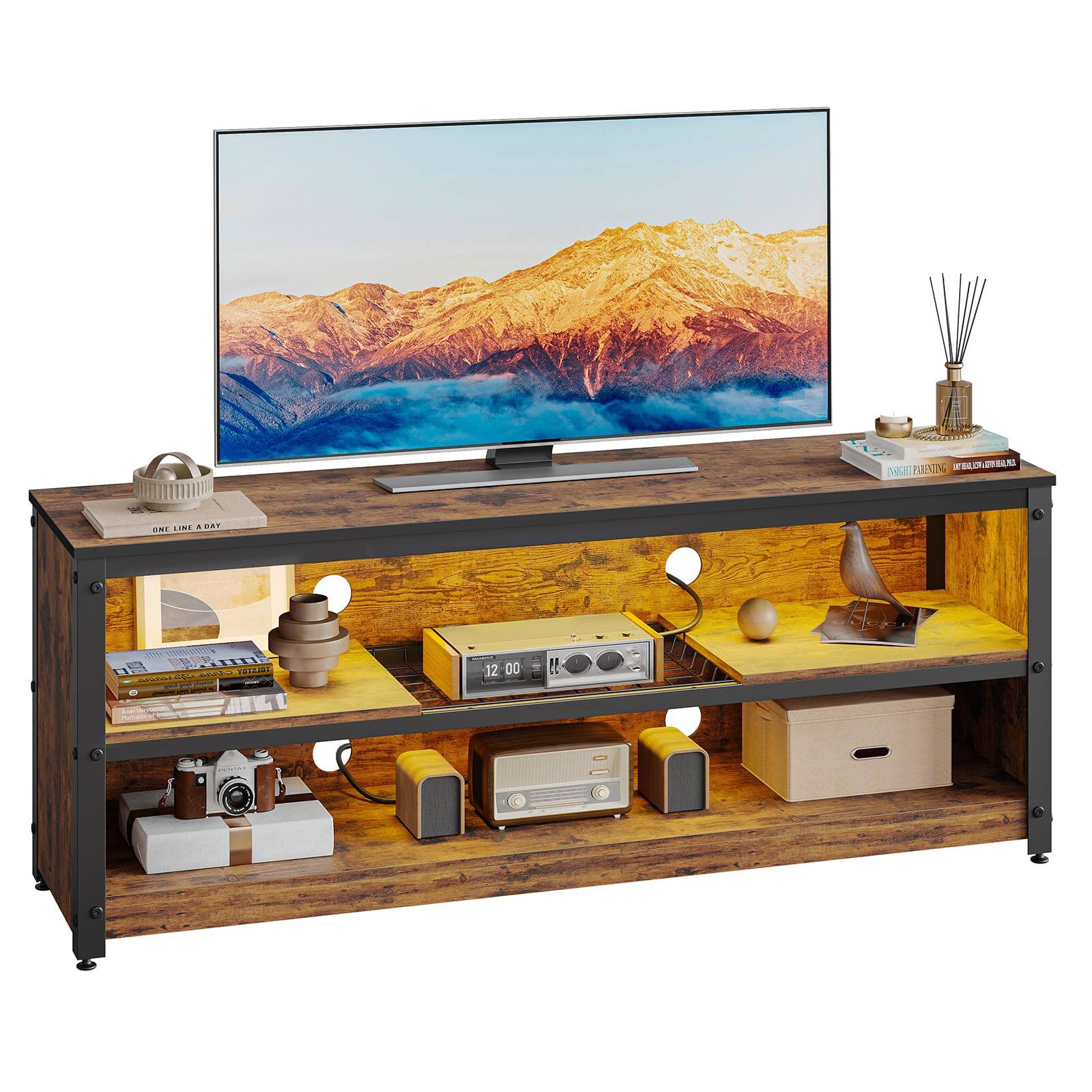 Hirose Alice Led Tv Stand For 55/60 Inch Tvs Gaming Entertainment ...