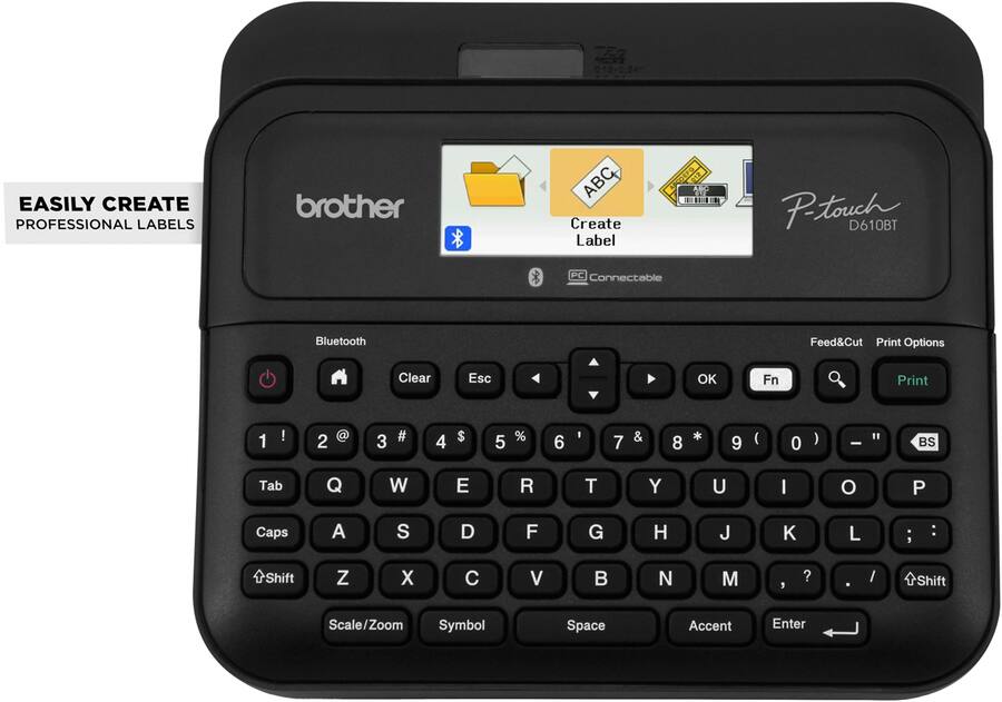 Brother P Touch PT D610BT Wireless Label Printer Black PT D610BT Best Buy Brother P Touch PT D610BT Wireless Label Printer Black PT D610BT Best Buy