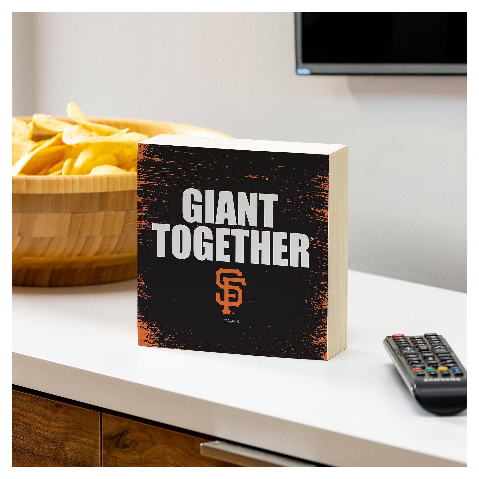 Evergreen Enterprises San Francisco Giants 6" Square Fan Chant Wood ...