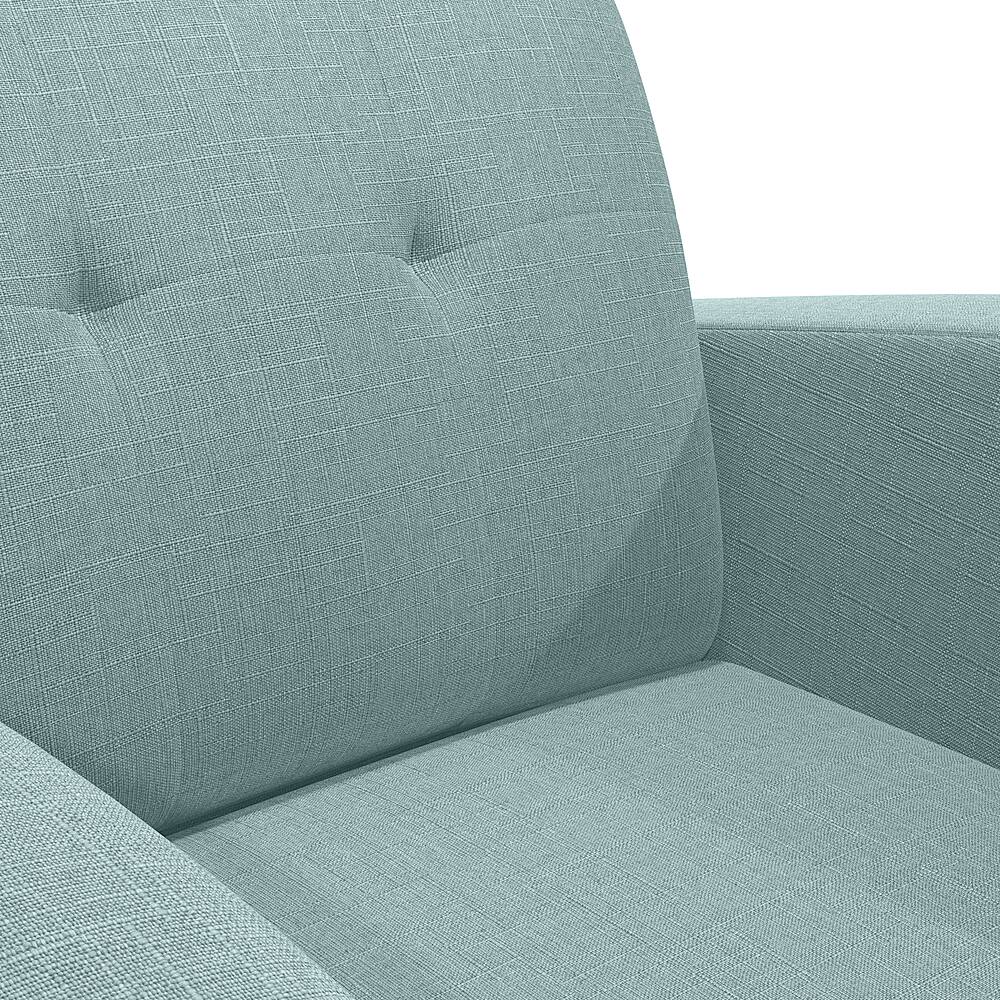 Best Buy: Handy Living Kenneth Mid-Century Modern Linen Armchair with ...