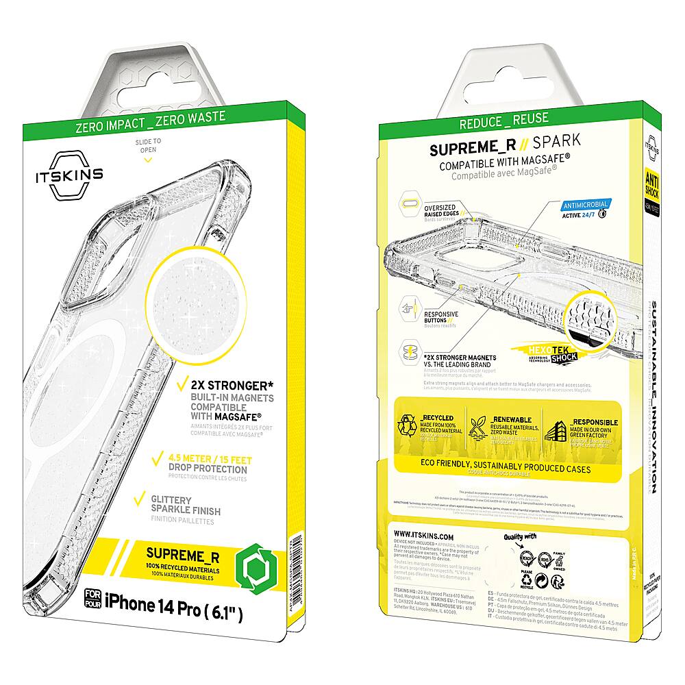 Best Buy: Itskins Supreme R Spark MagSafe Case for Apple iPhone 14 Pro ...