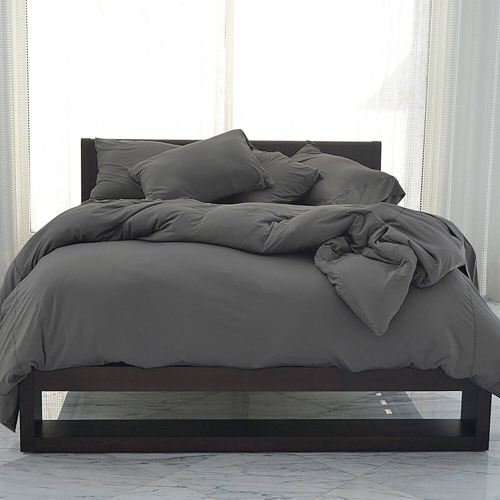 Sheex Sheex Sleep Tech - Duvet Cover & Shams - Full Queen - Graphite ...