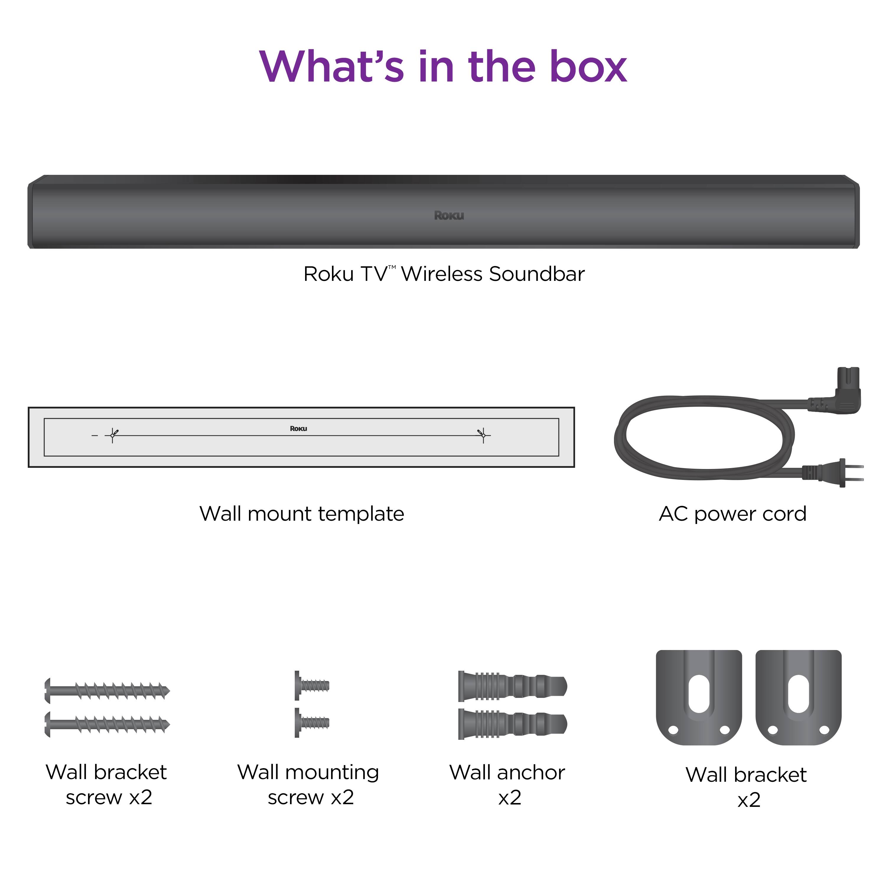 Customer Reviews: Roku 2.0-Channel Wireless Soundbar 2023 Exclusively ...