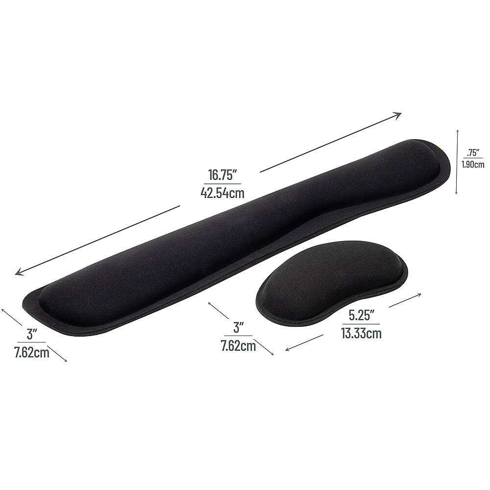 Mind Reader Harmony Collection Ergonomic Gel and Memory Foam Wrist Rest ...
