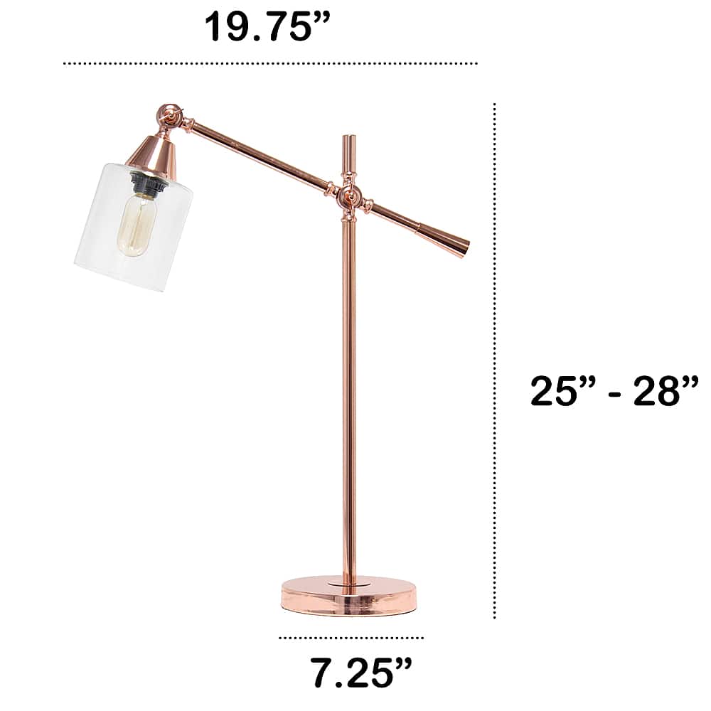 Best Buy: Lalia Home Vertically Adjustable Desk Lamp Rose Gold LHD-2001-RG
