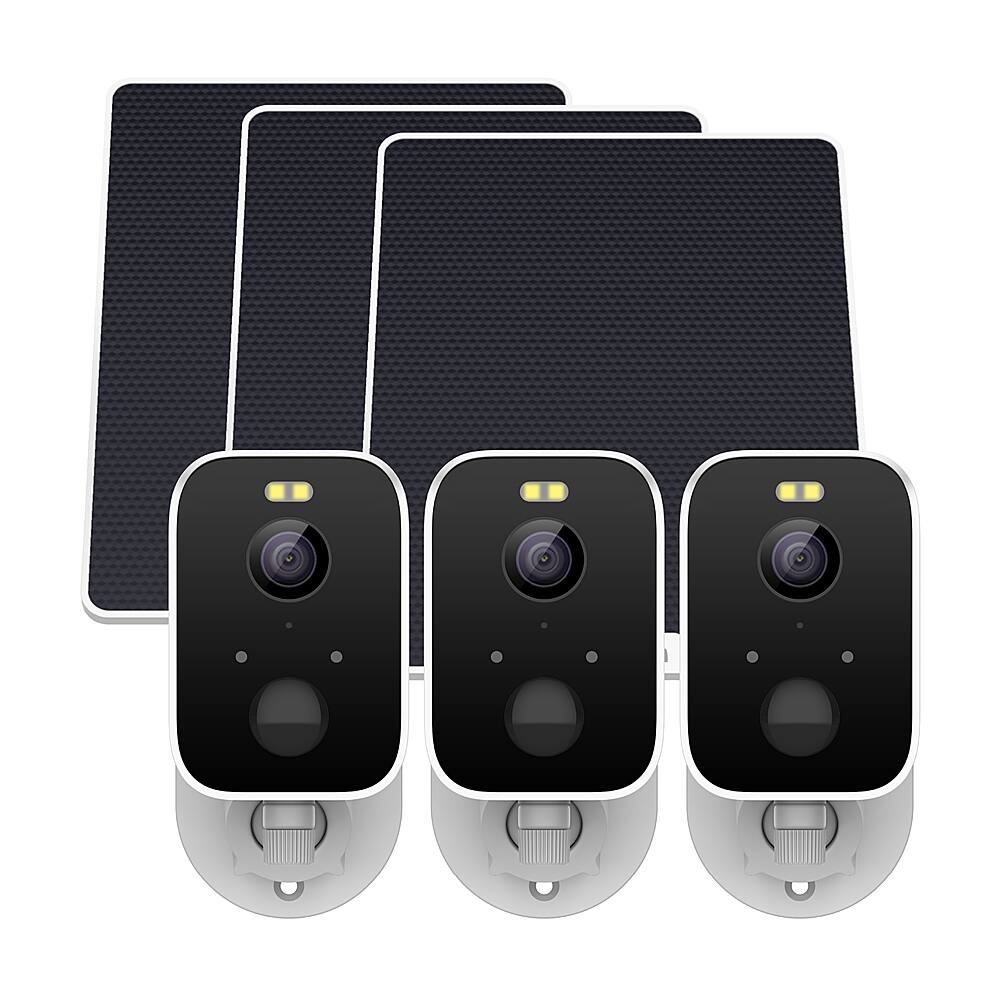 Best Buy: Swann CoreCam Pro 3-pack Indoor/Outdoor Wire-Free 2K 32GB ...