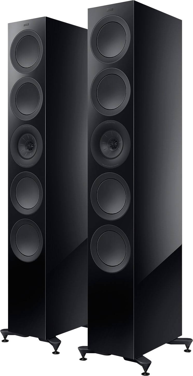 KEF R11 Meta Floorstanding Loudspeaker (Each) Black R11BG - Best Buy