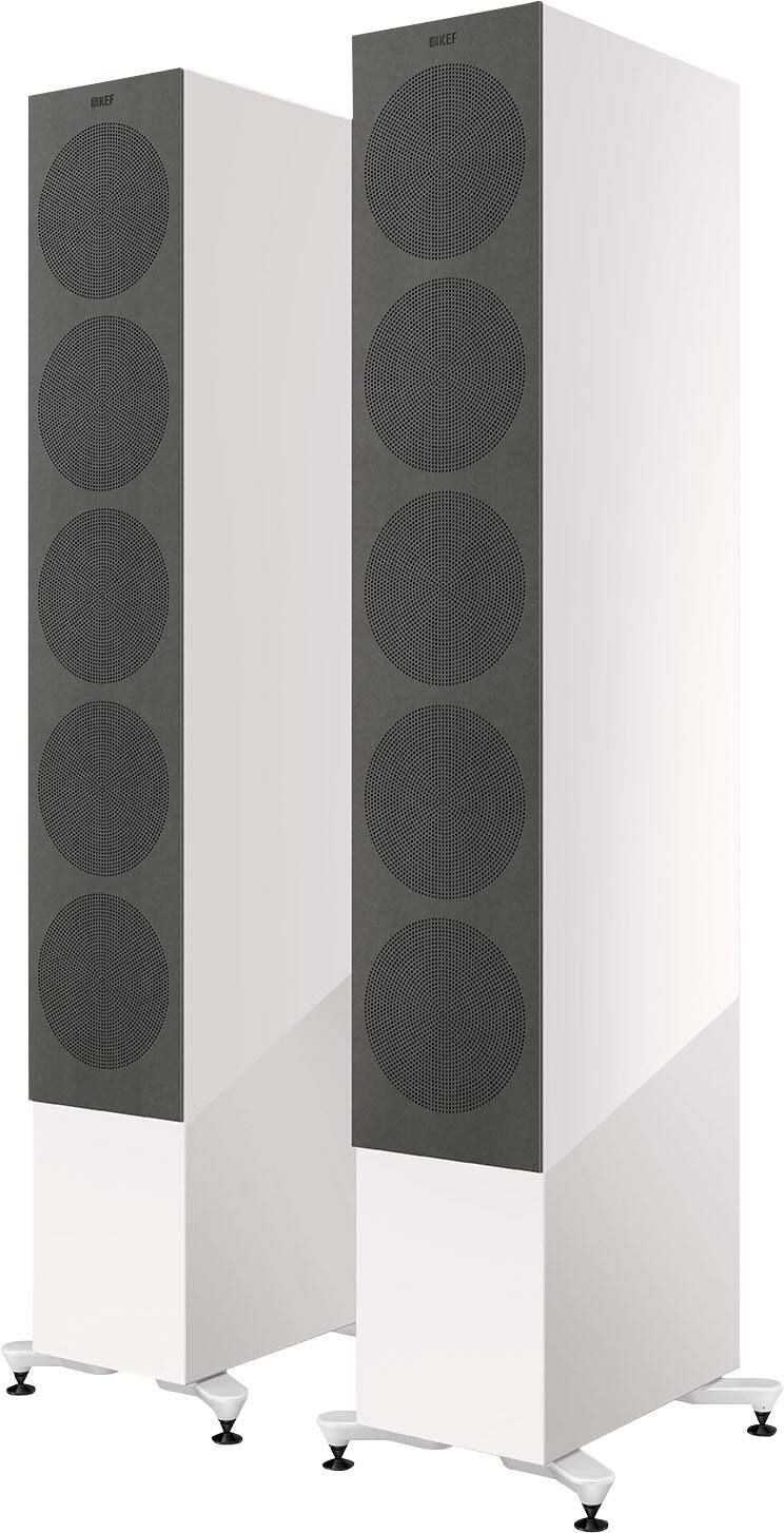 KEF R11 Meta Floorstanding Loudspeaker (Each) White R11WG - Best Buy