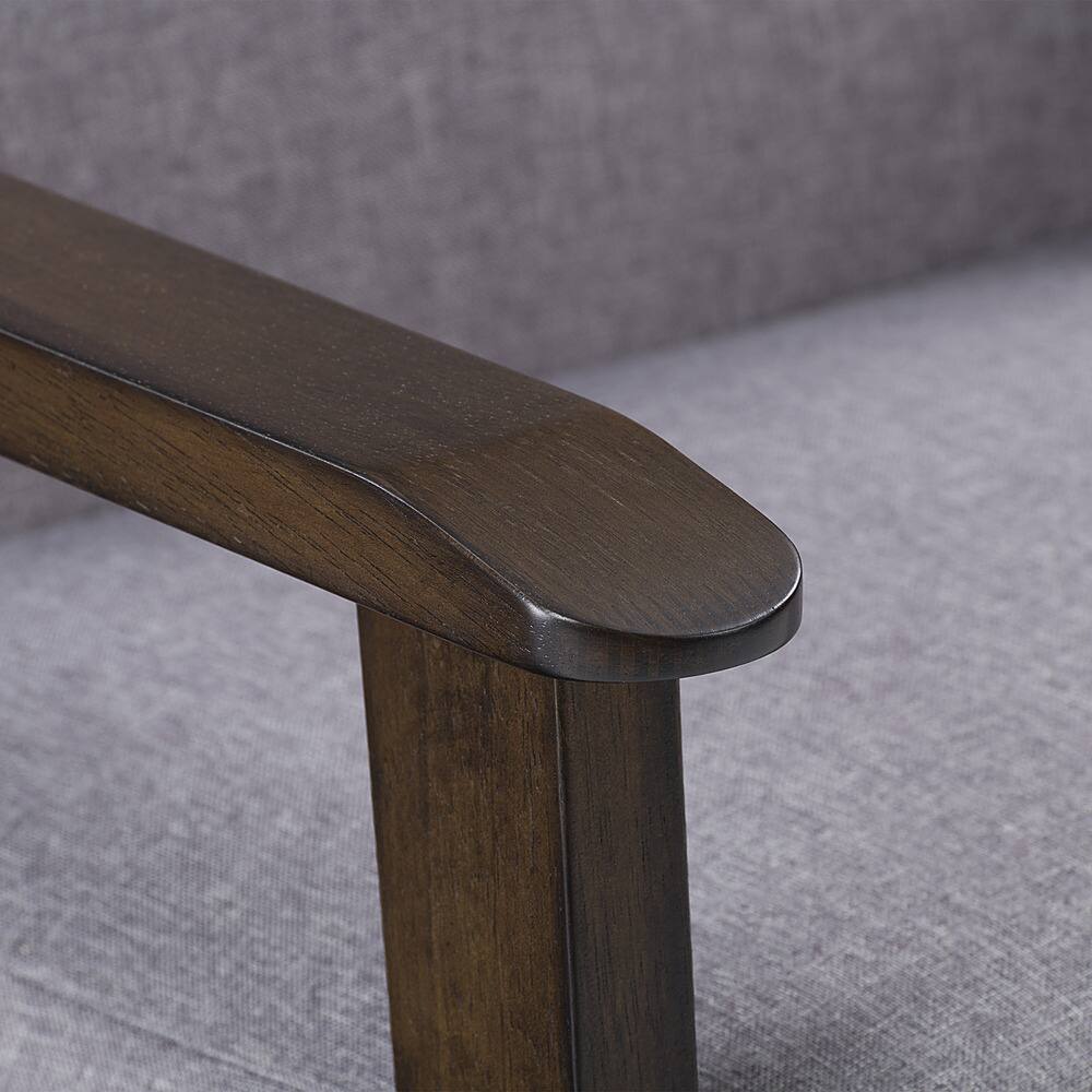 Best Buy: CorLiving Greyson Wood Armchair Light Grey LTS-100-C