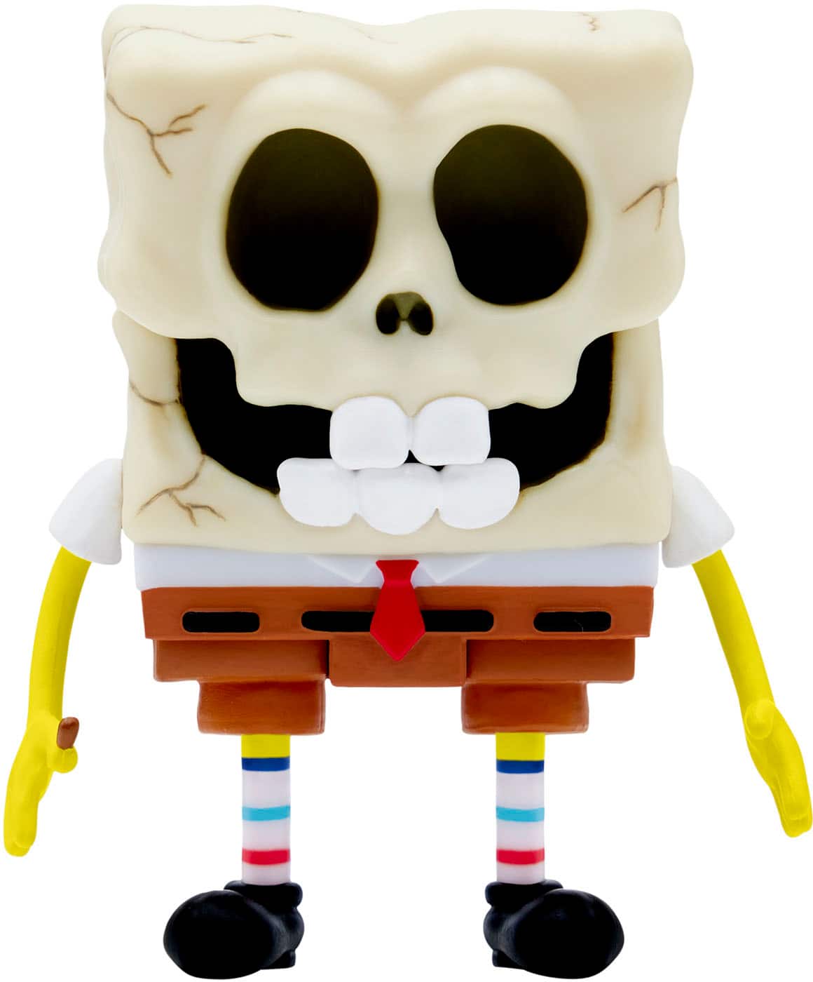 Super7 Reaction 3.75 In Plastic Spongebob Squarepants - Skullpants ...