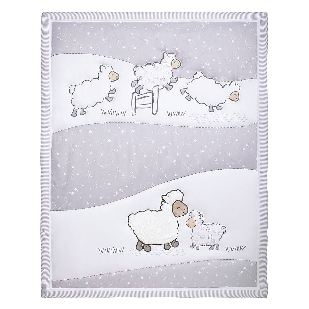 Best Buy: Sammy & Lou 4pc Crib Bedding Set Sleepy Sheep 55399
