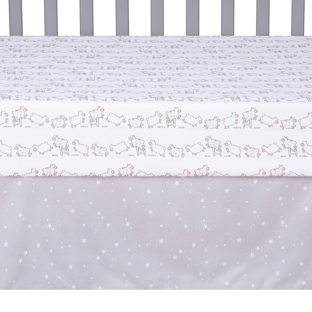 Best Buy: Sammy & Lou 4pc Crib Bedding Set Sleepy Sheep 55399