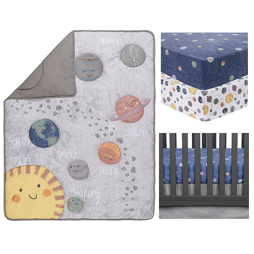 Best Buy: Trend Lab Outer Space 4pc Crib Bedding Set 80034