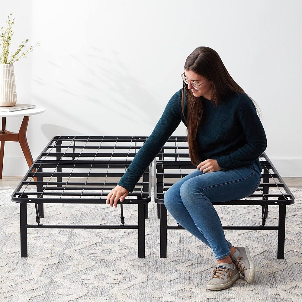 Best Buy: Lucid Comfort Collection Twin XL Metal Bed Frame LUCC22TX14FP