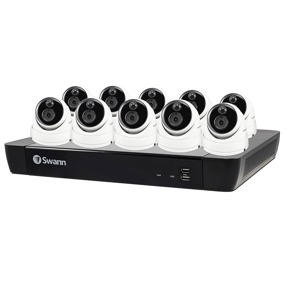 Questions and Answers: Swann Master Series 16-Channel, 10 Dome Camera, Indoor/Outdoor PoE Wired ...
