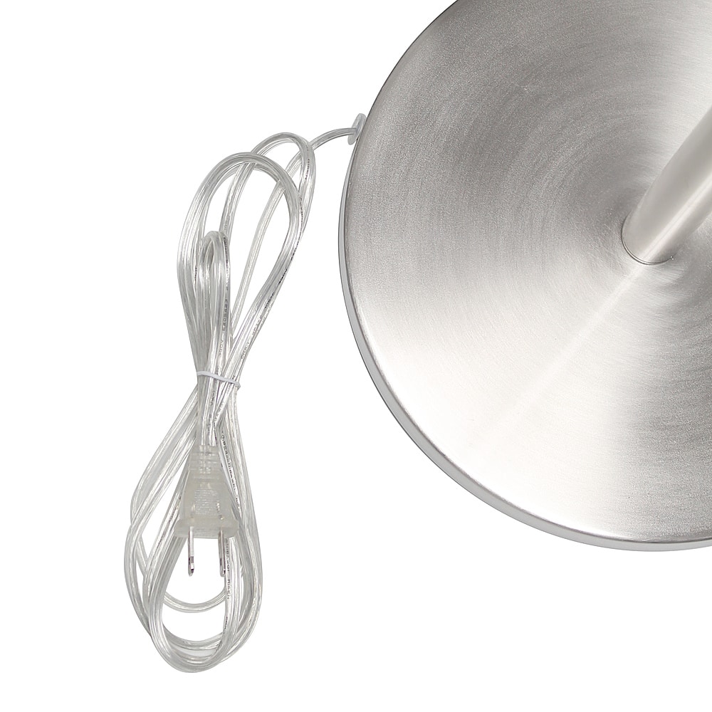 Best Buy: Lalia Home 3 Piece Metal Lamp Set with White Tapered Drum ...