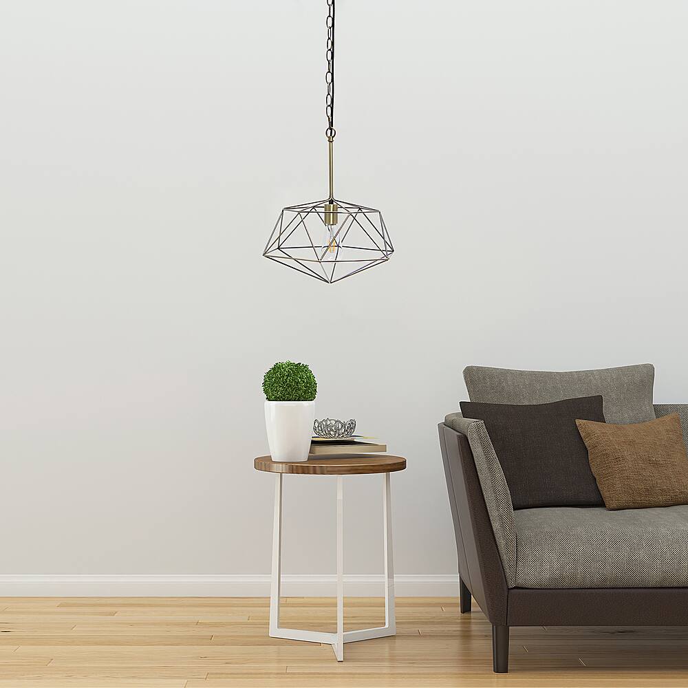 Best Buy: Lalia Home 1 Light Metal Wire Paragon Pendant Fixture Antique ...