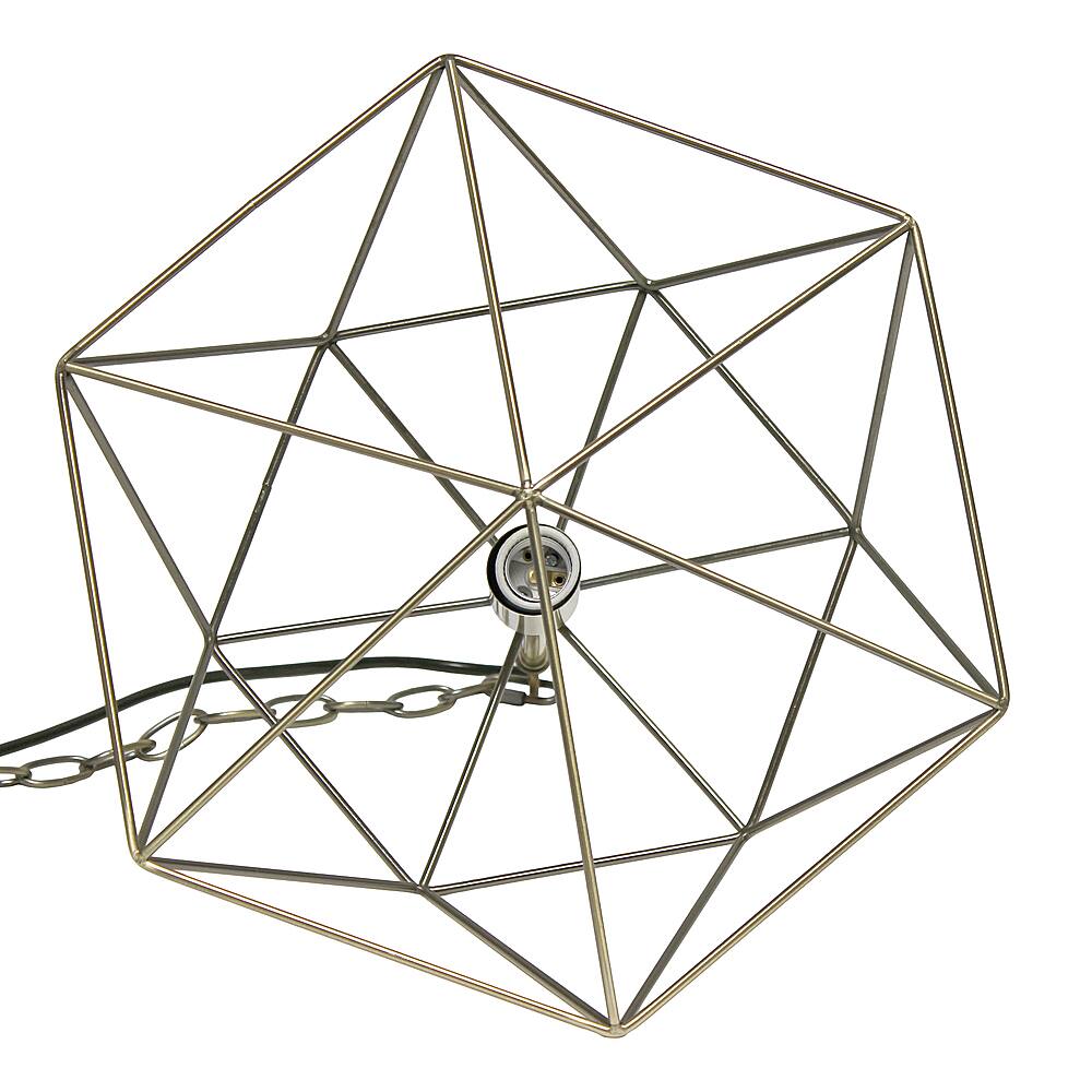 Best Buy: Lalia Home 1 Light Metal Wire Paragon Pendant Fixture Antique ...