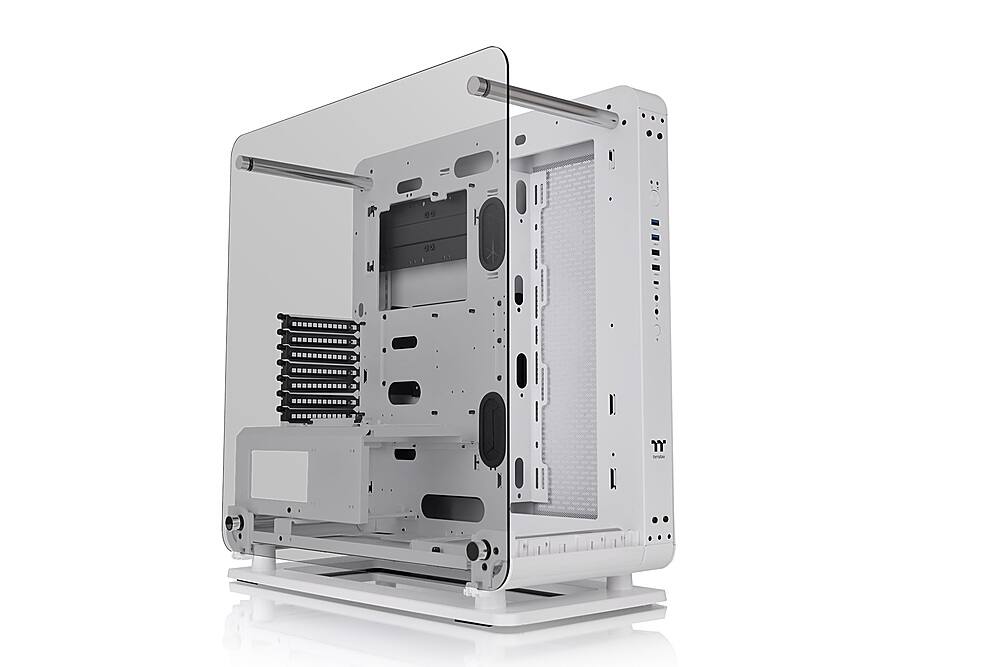 Best Buy: Thermaltake Core P6 Tempered Glass Mid Tower Case White CA ...