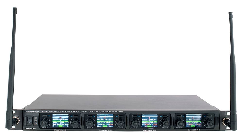 Best Buy: VocoPro UDX-OCTO 8 Channel PLL UHF Wireless Microphone ...