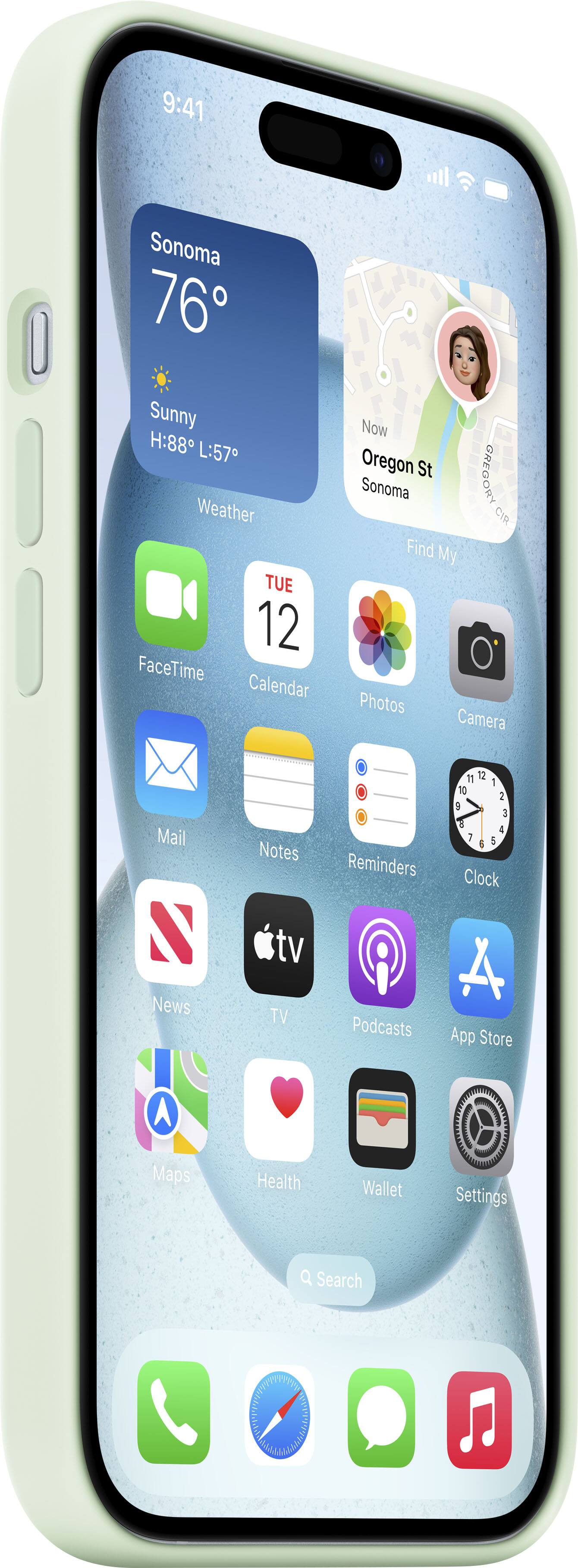 Customer Reviews: Apple iPhone 15 Silicone Case with MagSafe Soft Mint MWNC3ZM/A - Best Buy