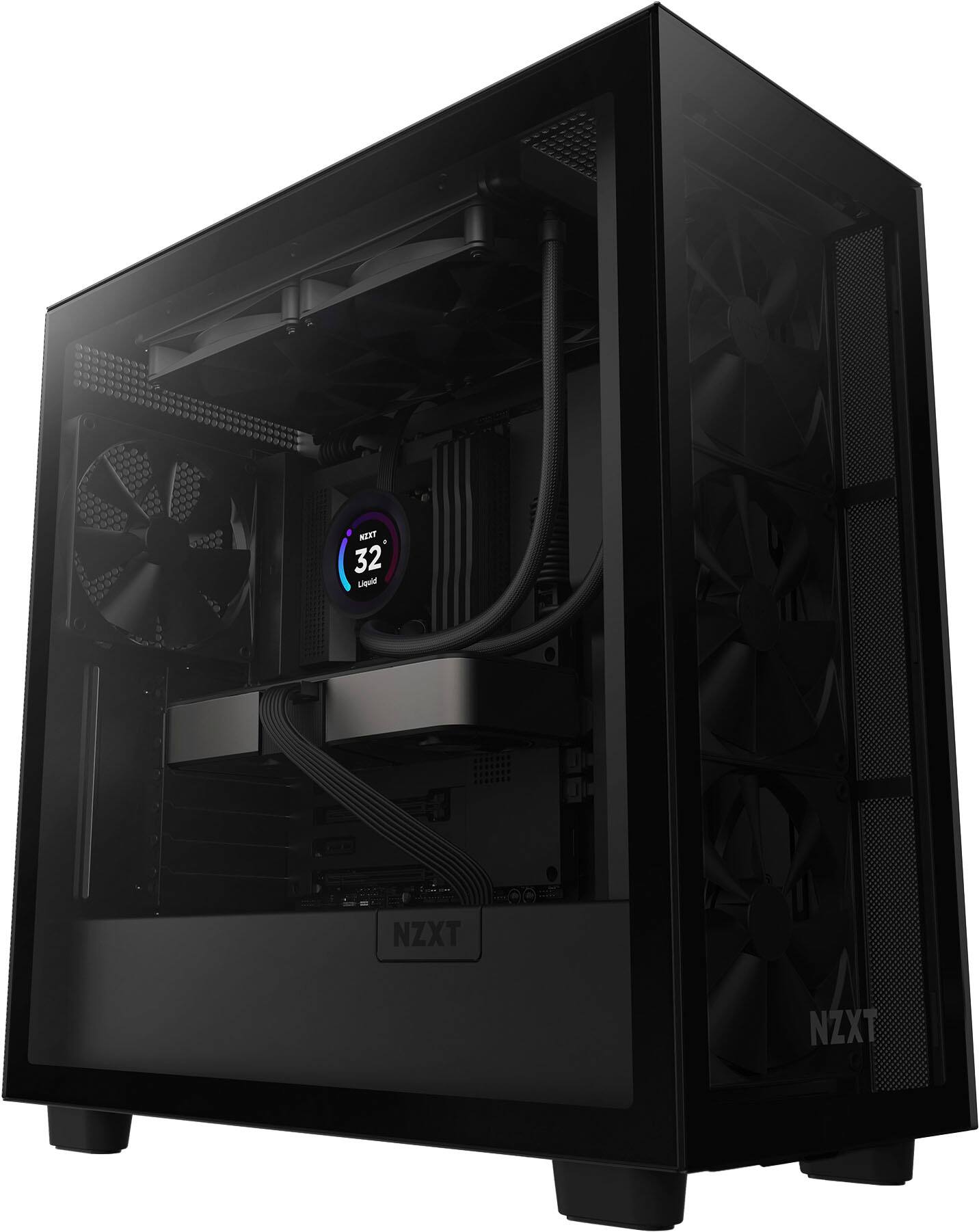 NZXT Kraken Elite 280mm Radiator CPU Liquid Cooler (2 x 140mm F Fans ...