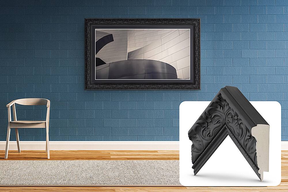 Mat Black Frame Background