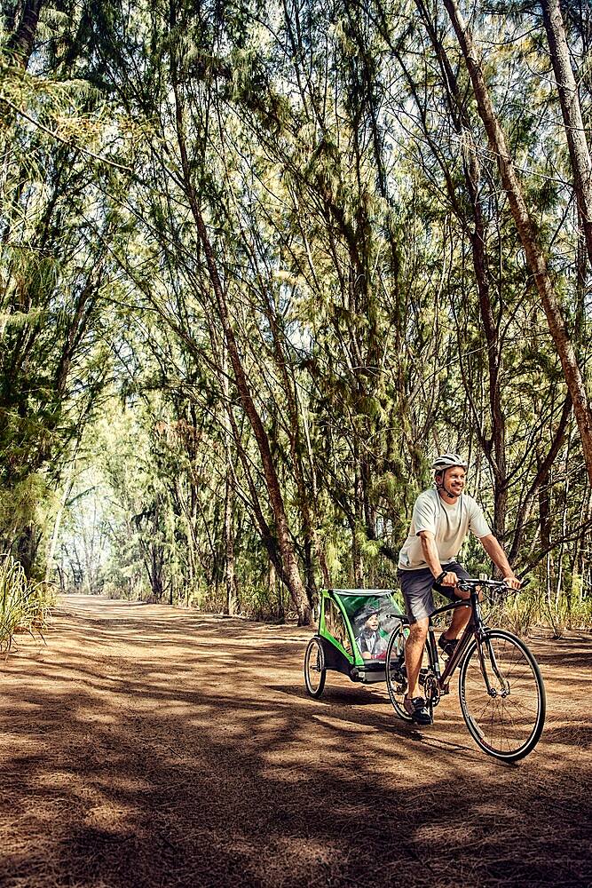 Thule Cadence 2 seat Bike Trailer Compact fold Green 10101802 - Best Buy