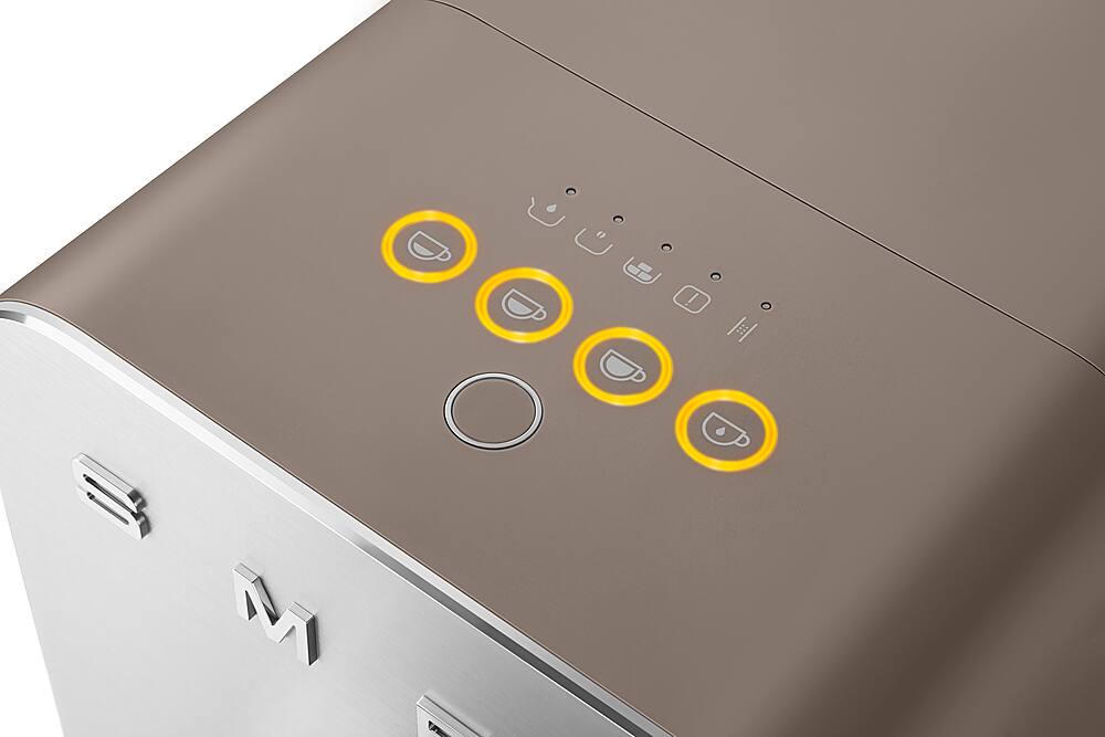 Best Buy: SMEG BCC01 Fully-Automatic Coffee Maker Taupe BCC01TPMUS