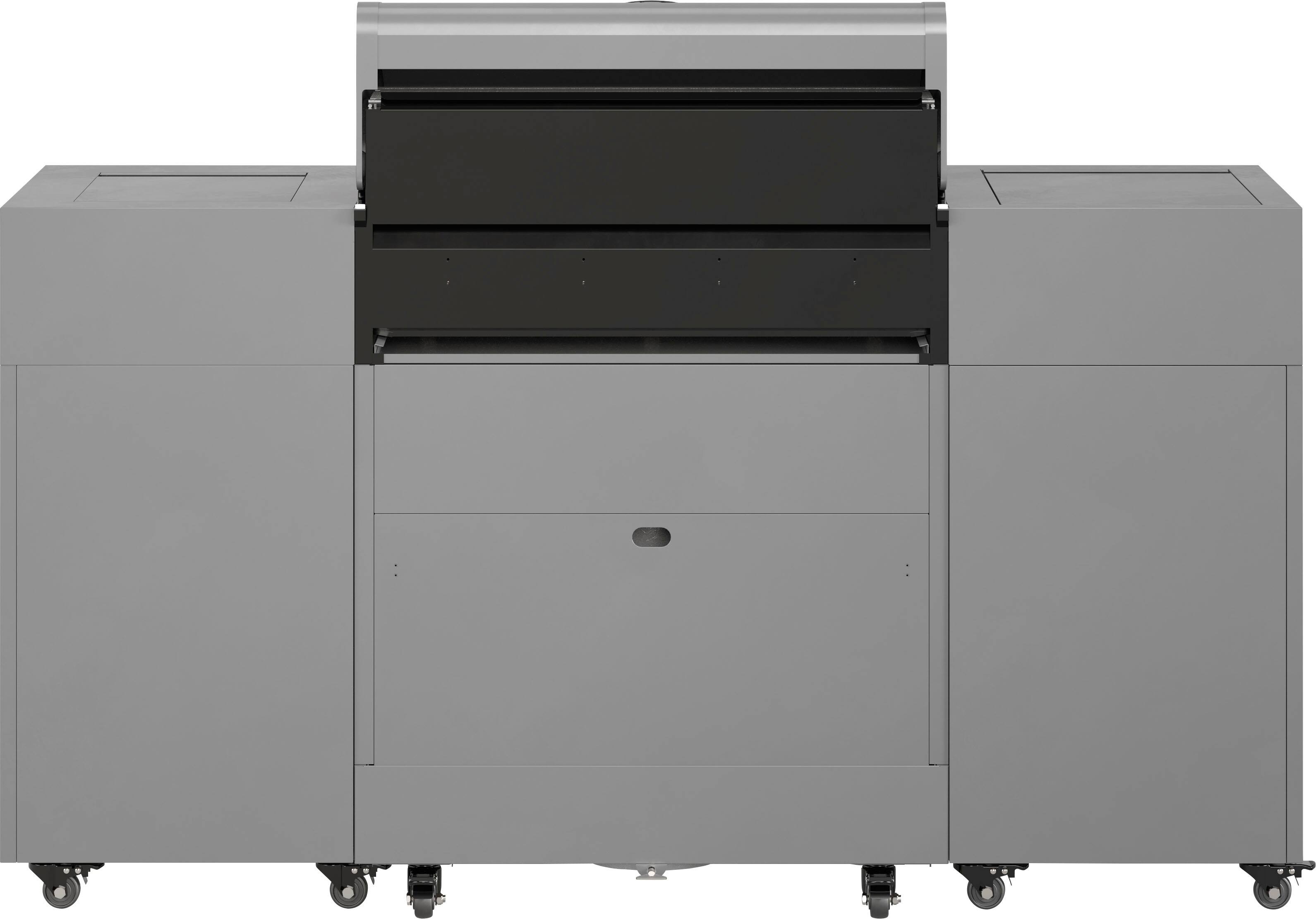 TYTUS Grills Fresno Series Ash Stacked Stone Island Grill Gunmetal Gray ...