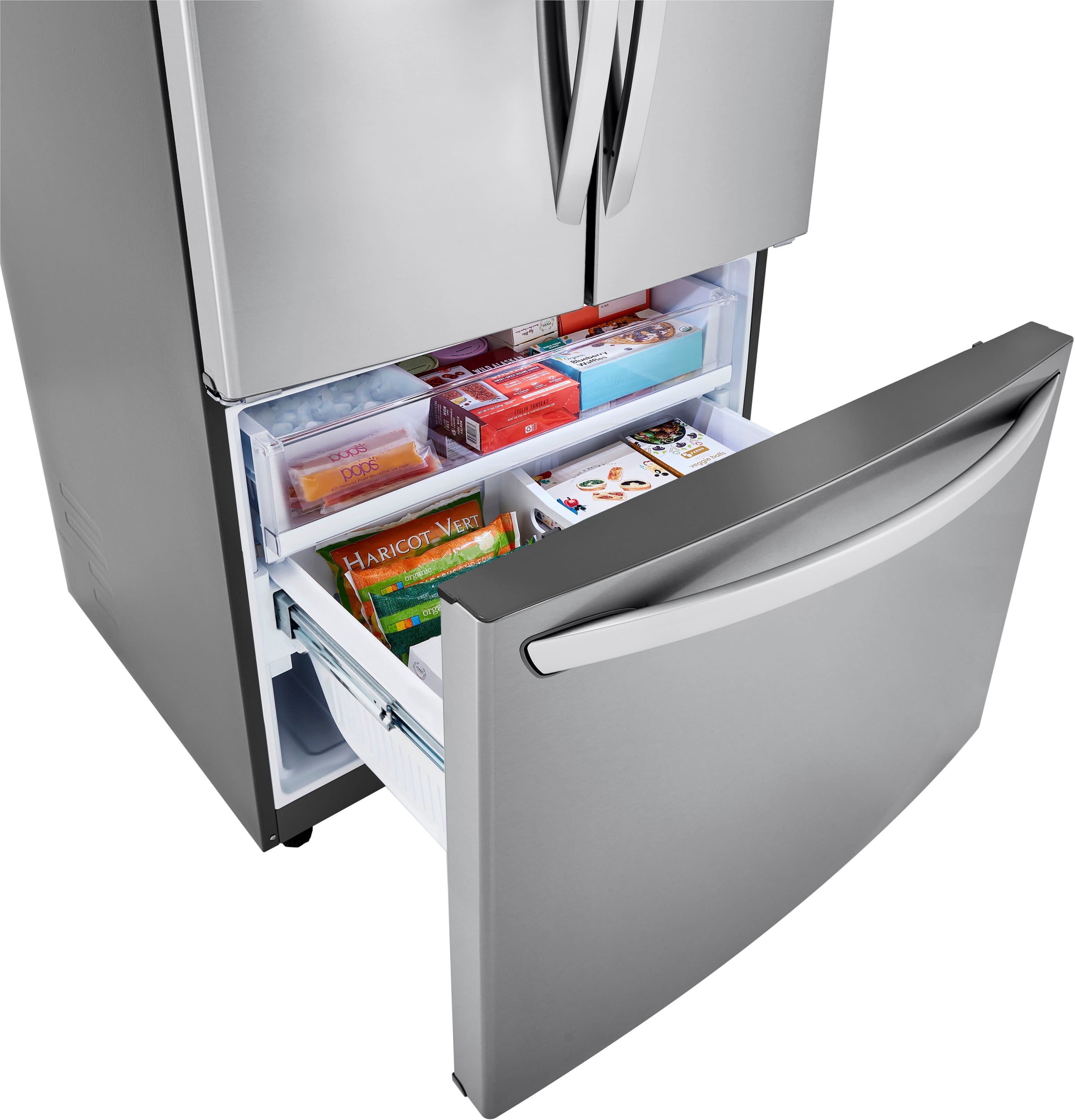 Best Buy: LG 23 Cu. Ft. French Door Counter-Depth Smart Refrigerator ...