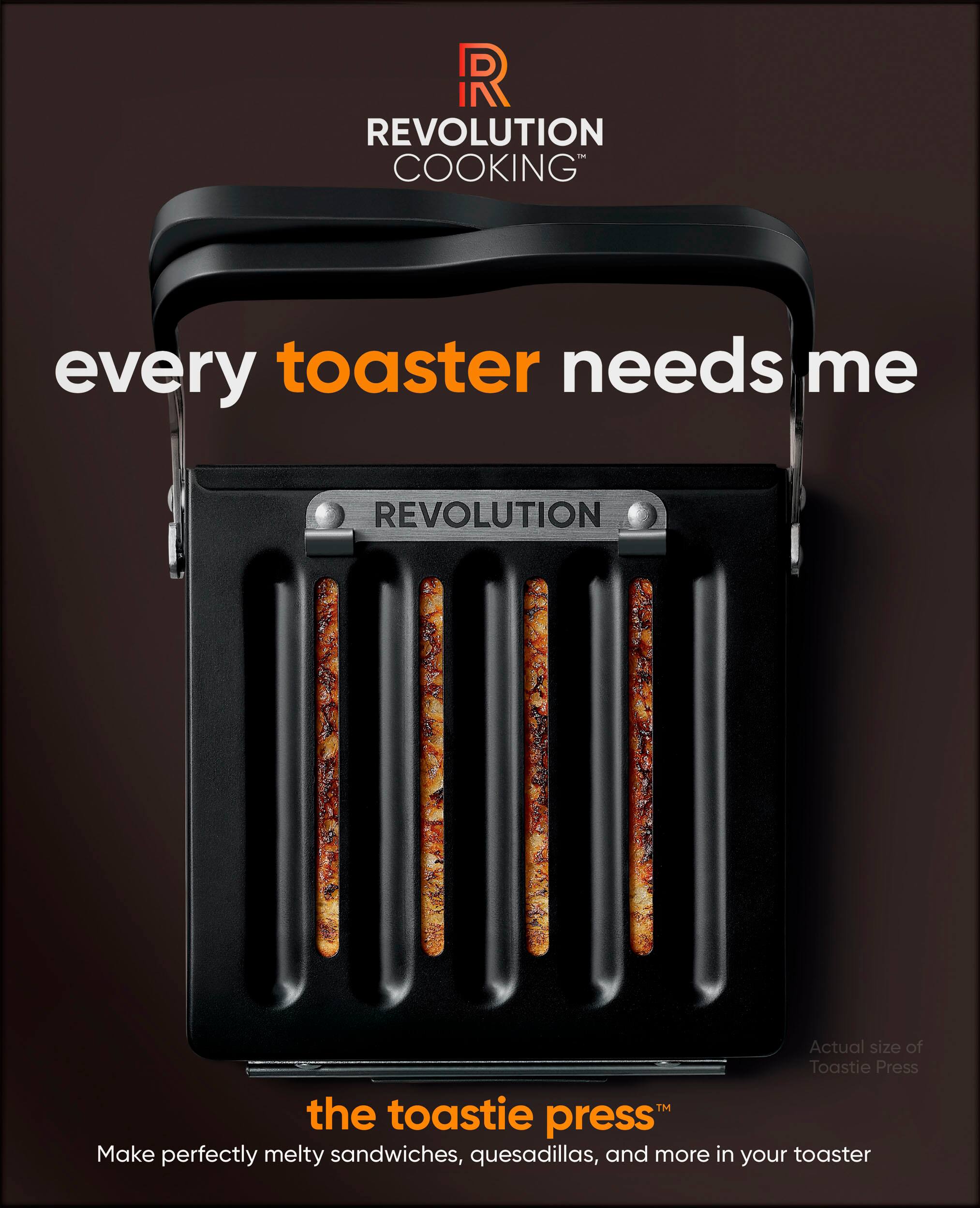Revolution Cooking Revolution Toastie Press Black 13110192 - Best Buy