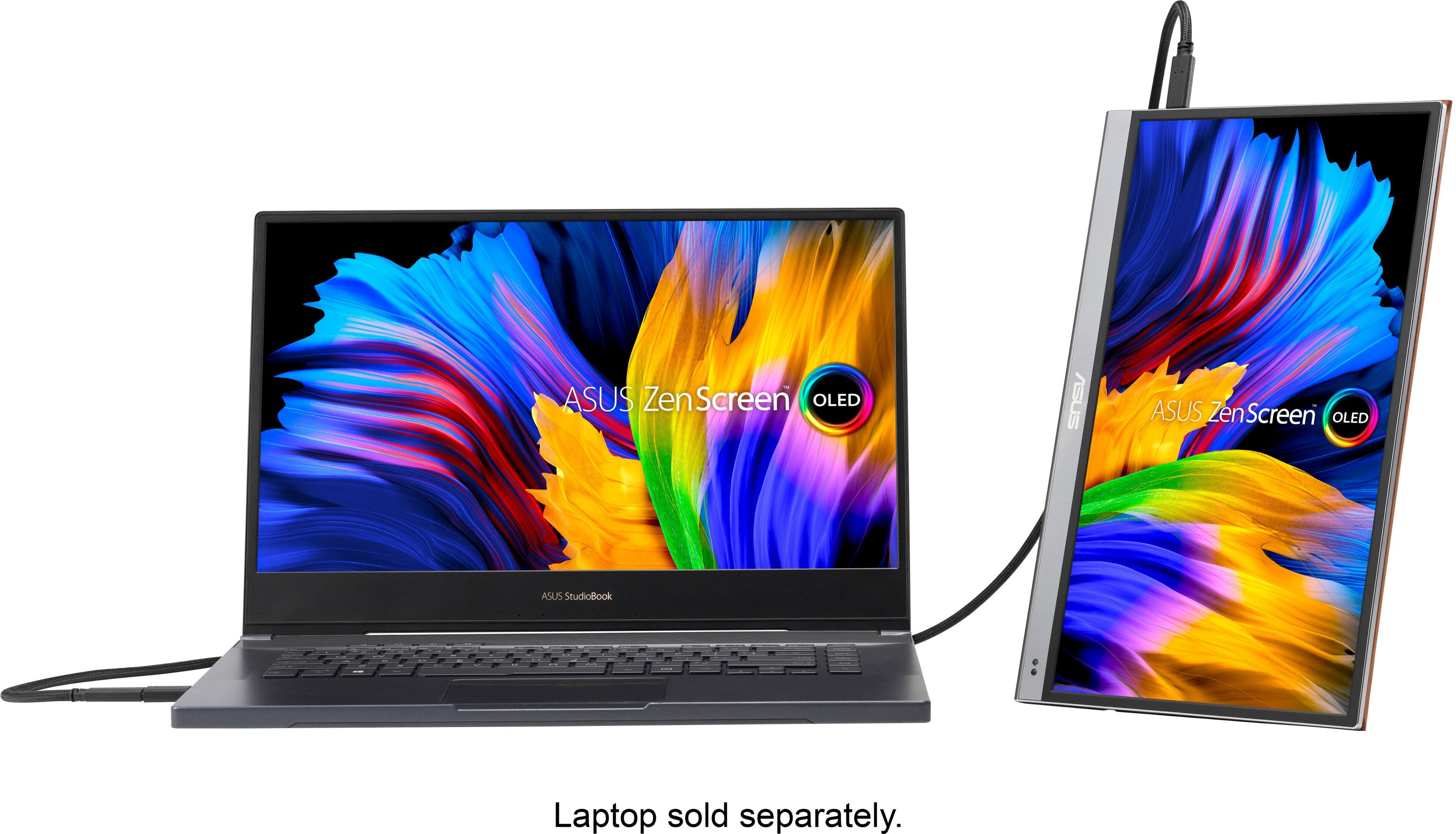 Best Buy: ASUS ZenScreen 13.3" OLED Portable Monitor (USB-C) Gray MQ13AH