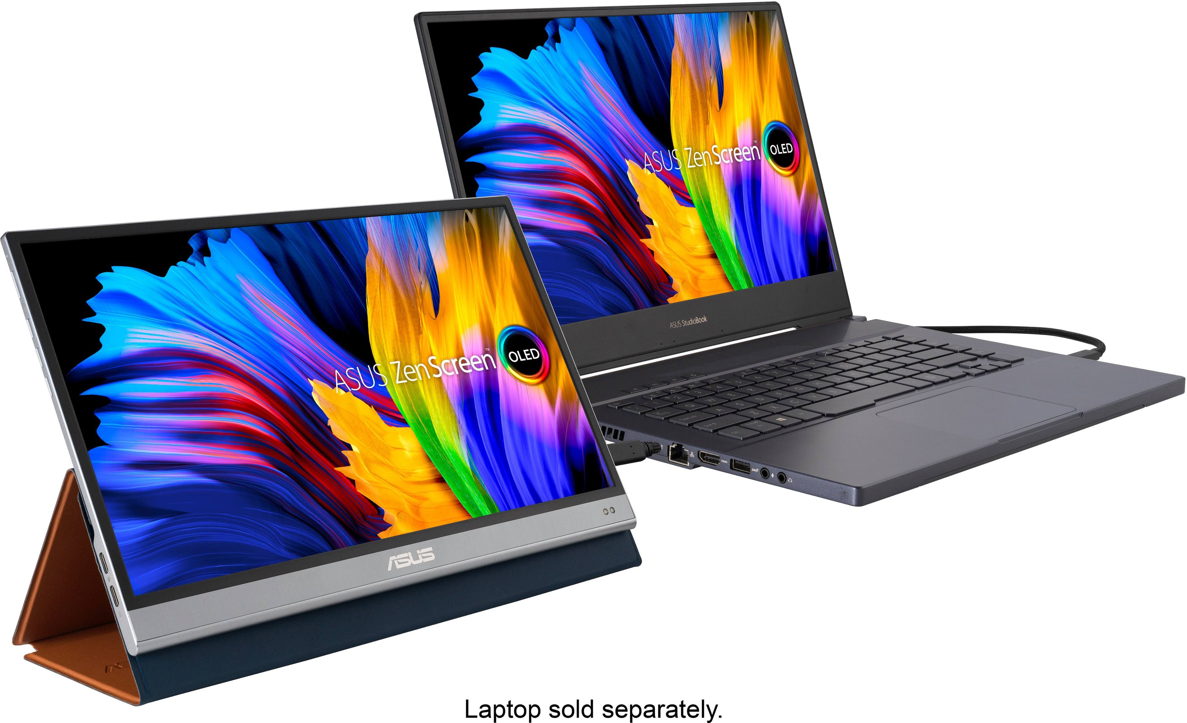 Best Buy: ASUS ZenScreen 13.3" OLED Portable Monitor (USB-C) Gray MQ13AH