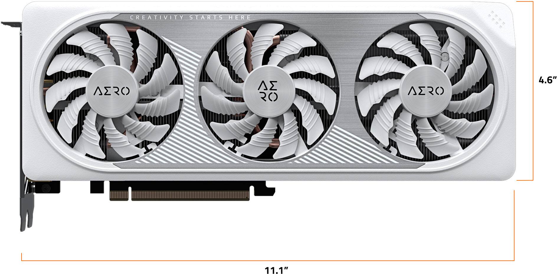 GIGABYTE NVIDIA GeForce RTX 4060 Ti AERO OC 8GB GDDR6 PCI Express GIGABYTE NVIDIA GeForce RTX 4060 Ti AERO OC 8GB GDDR6 PCI Express