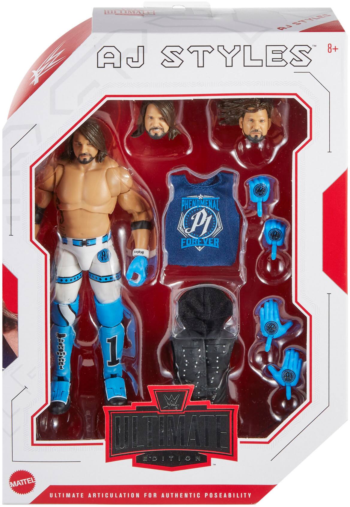 WWE Ultimate Edition 6" Collectible Action Figure Styles May Vary GLF65 ...