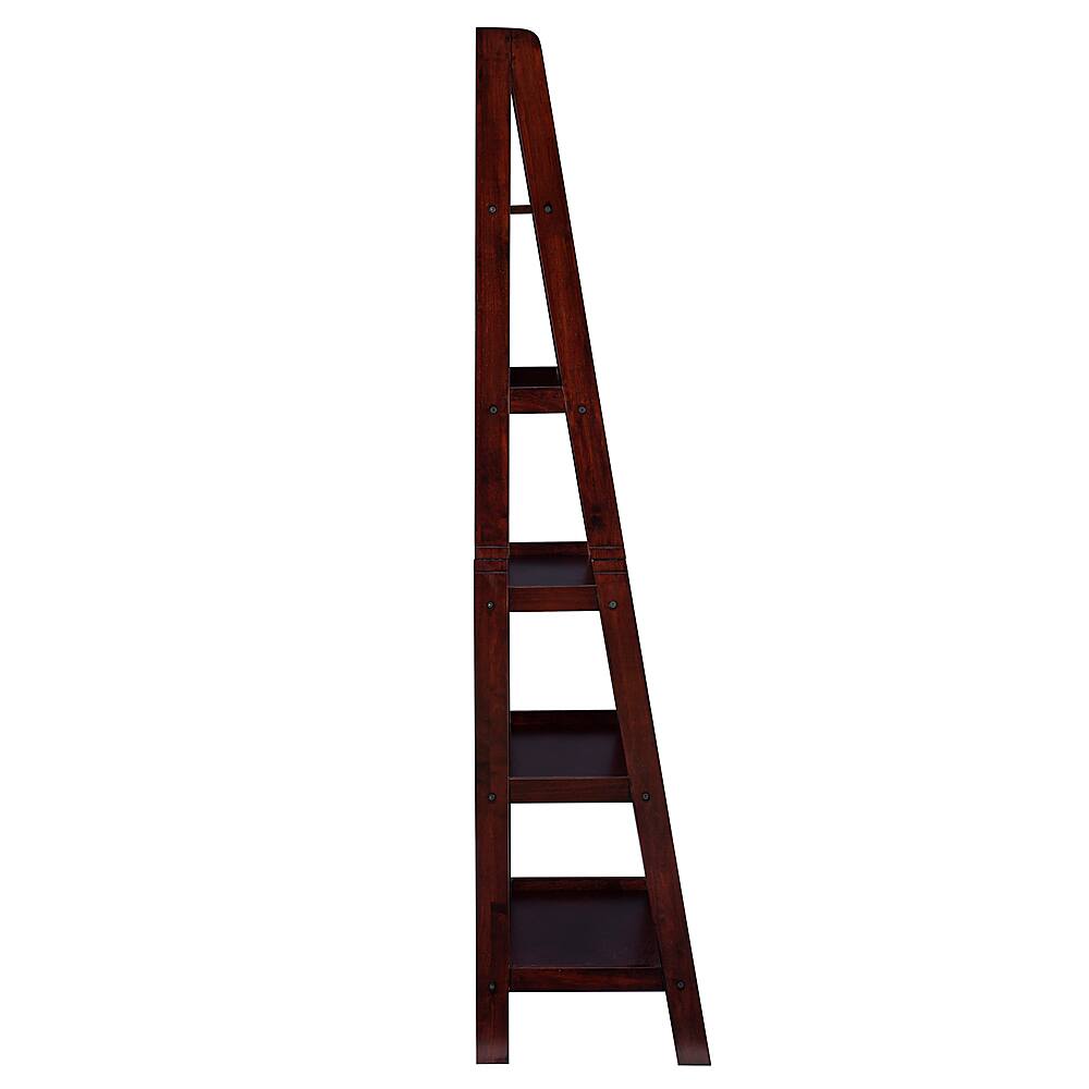 Linon Home Décor Radford Five-Tier Ladder Bookshelf Espresso BSTB256 ...