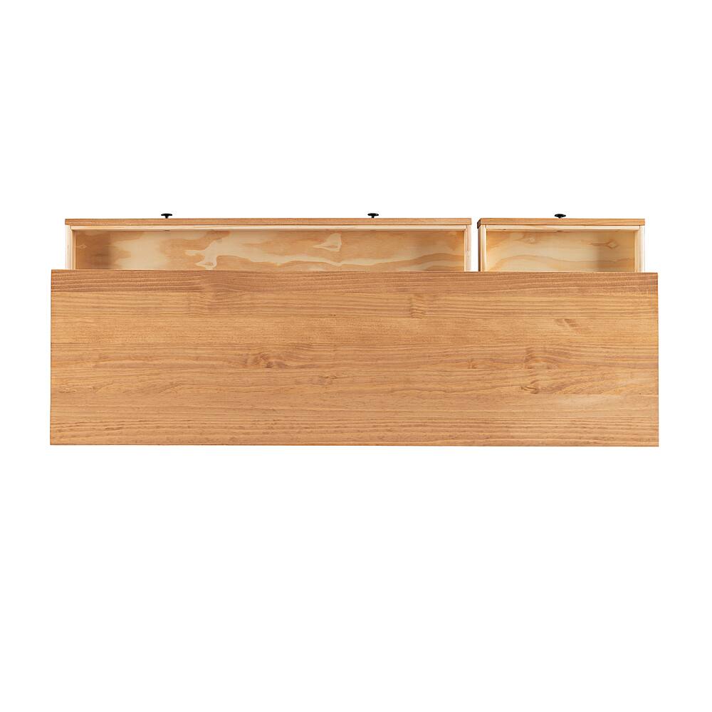 Best Buy: Linon Home Décor Valdez Solid Wood Desk With File Cabinet ...