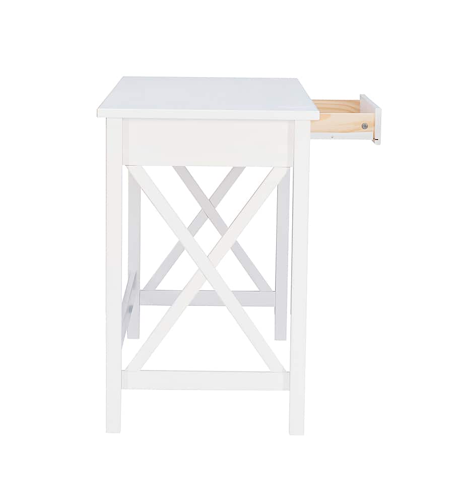 Linon Home Décor Delevan Solid Wood Laptop Desk With Drawer Antique ...